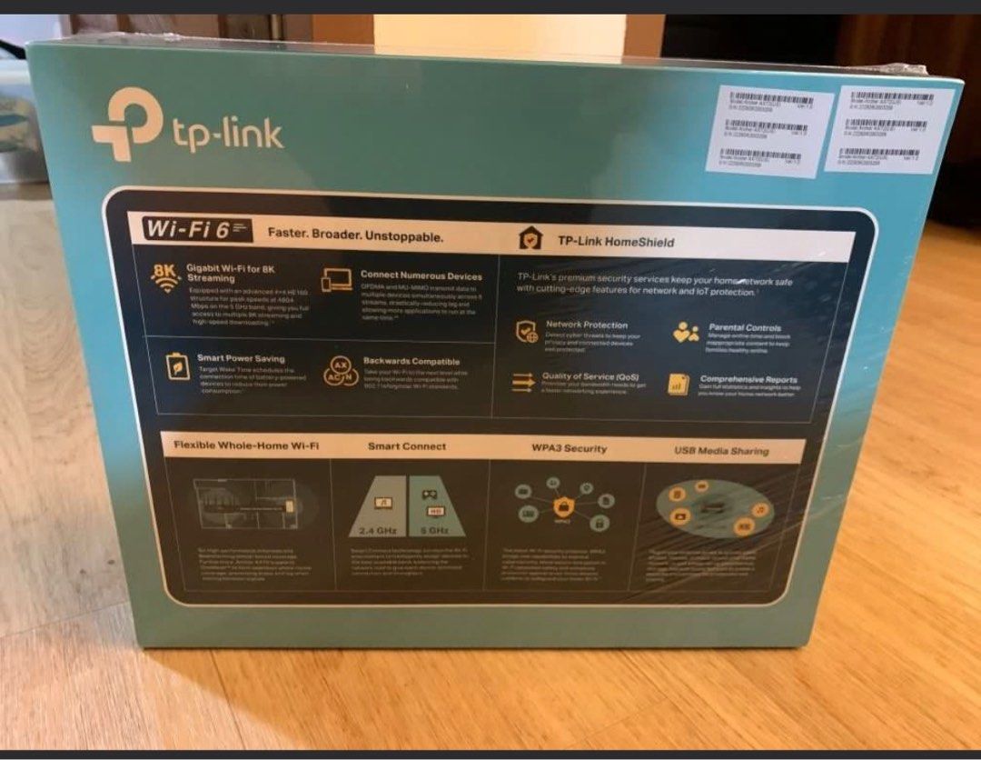 TP-Link Archer AX72 AX5400 Wi-Fi 6 Router, Computers & Tech, Parts ...