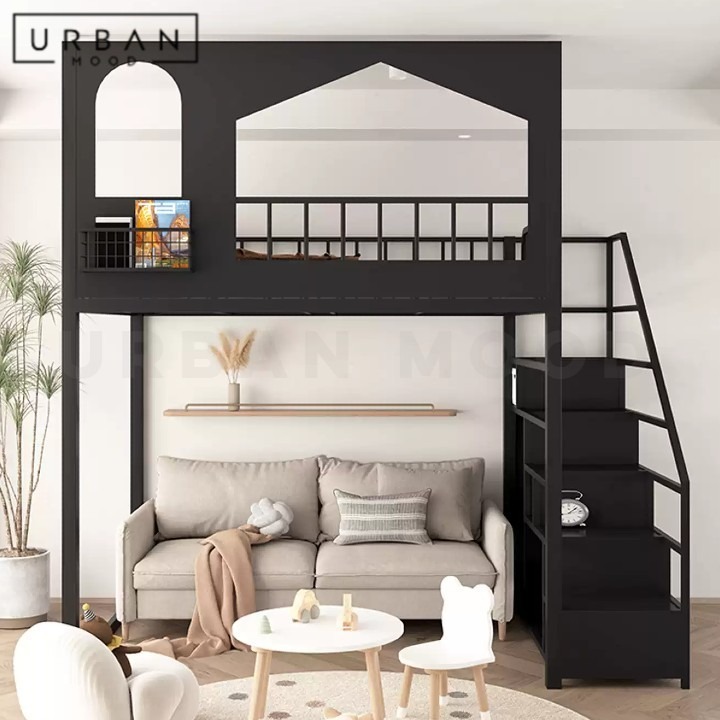 VERBECK Modern Loft Bedframe, Furniture & Home Living, Furniture, Bed ...