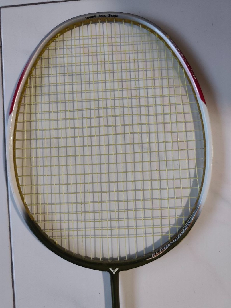 Victor Super Waves 31 Badminton Racket, Sports Equipment, Sports ...