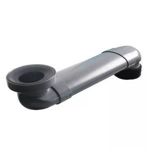 We relocation kit toilet bowl repositioning pipe oval shaped slim pipe ...