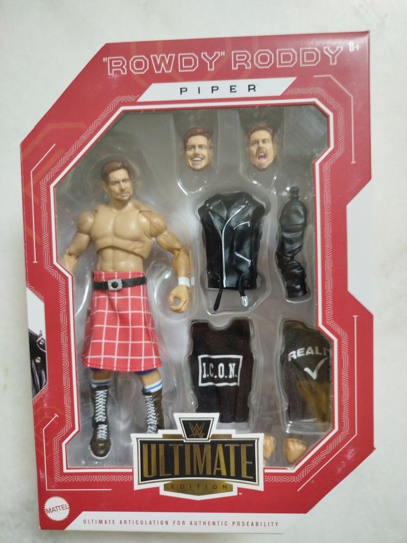 WWE Ultimate Edition Rowdy Roddy Piper Figure, Hobbies & Toys, Toys ...