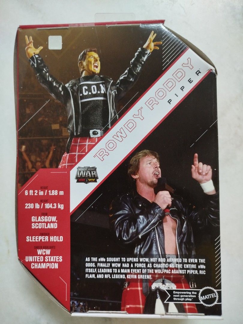 WWE Ultimate Edition Rowdy Roddy Piper Figure, Hobbies & Toys, Toys ...