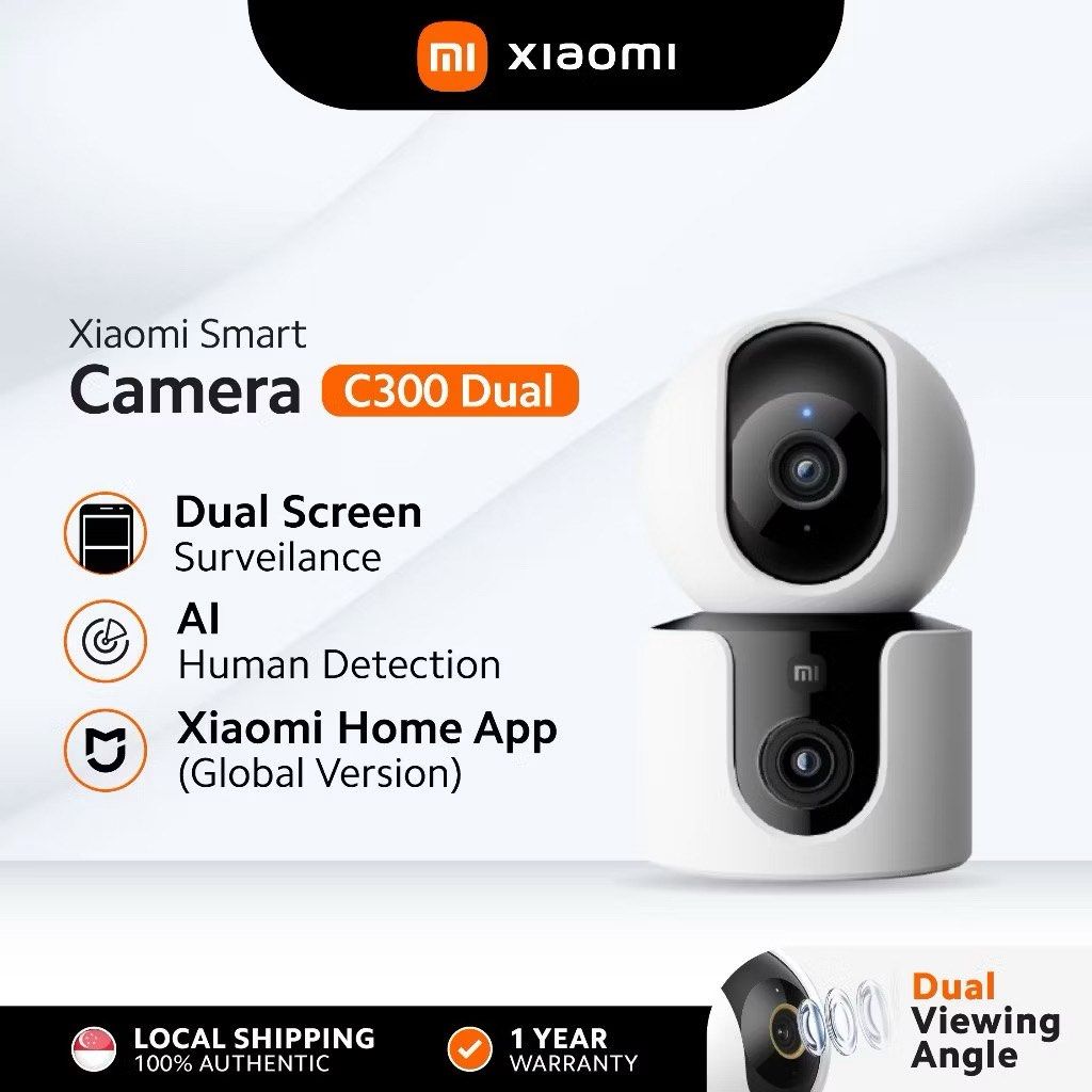 Xiaomi Smart Camera C300 Dual - Dual Screen Surveillance, Furniture ...