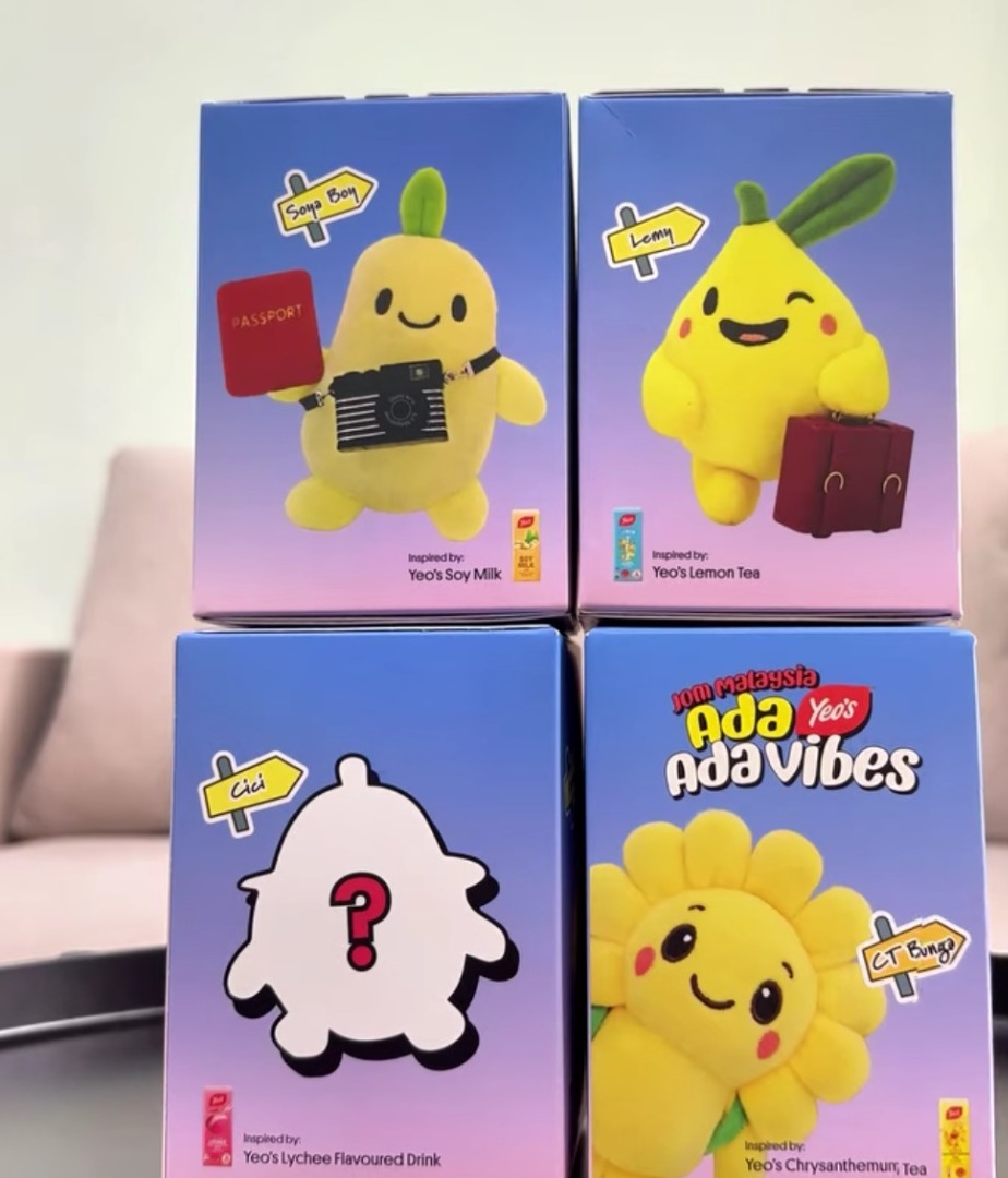 Yeo's plushie soft toy yeos yeo limited edition buddies on tour yeos ...