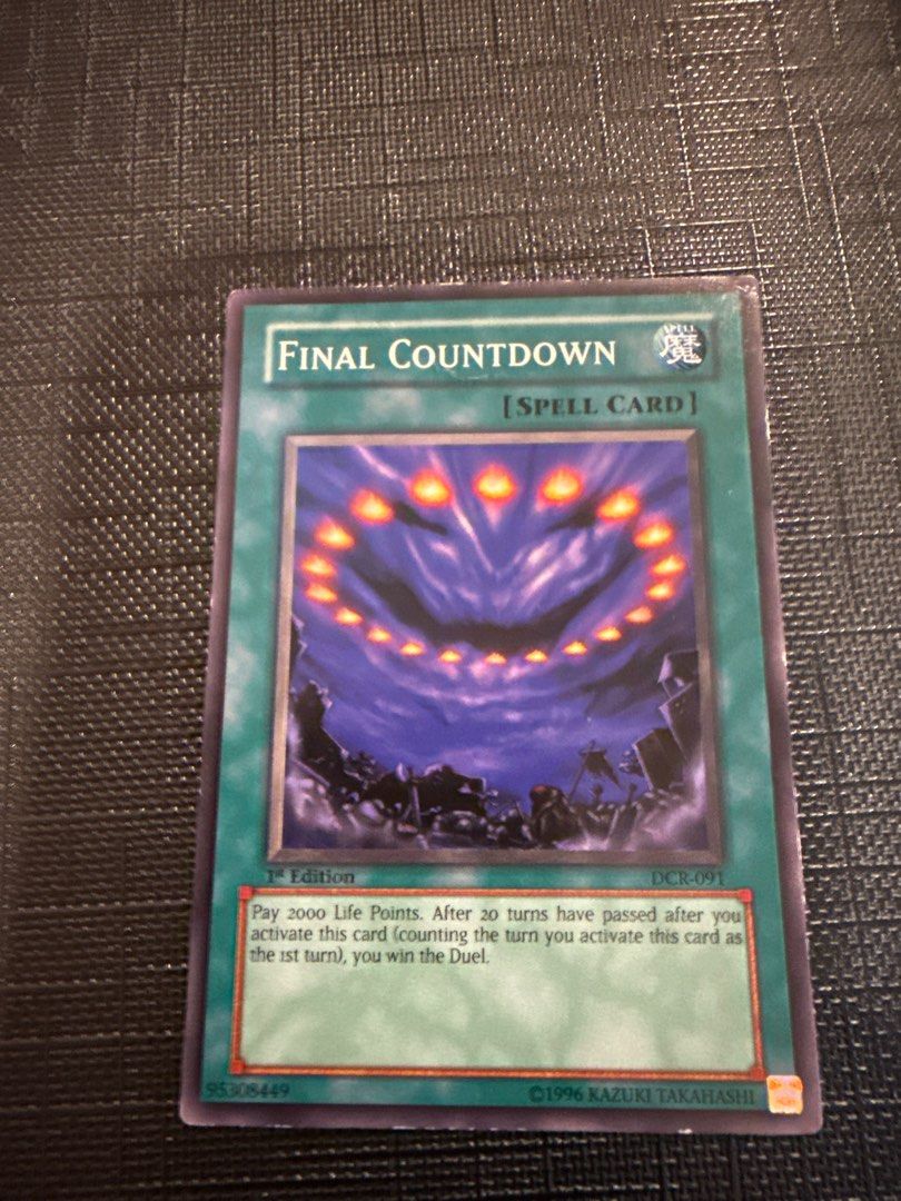 Yu-Gi-Oh! Final Countdown Spell Card, Hobbies & Toys, Toys & Games on ...
