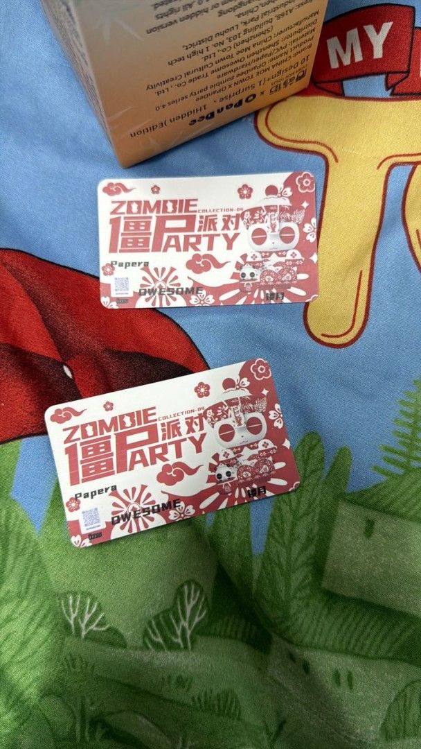 Zombie Party Collectible Cards and Mask, Hobbies & Toys, Toys & Games ...