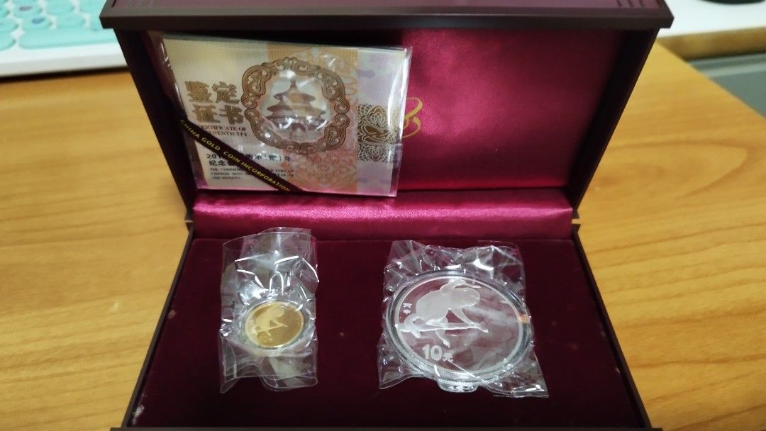 1/10 oz pure gold & 1 oz pure silver, Hobbies & Toys, Memorabilia ...