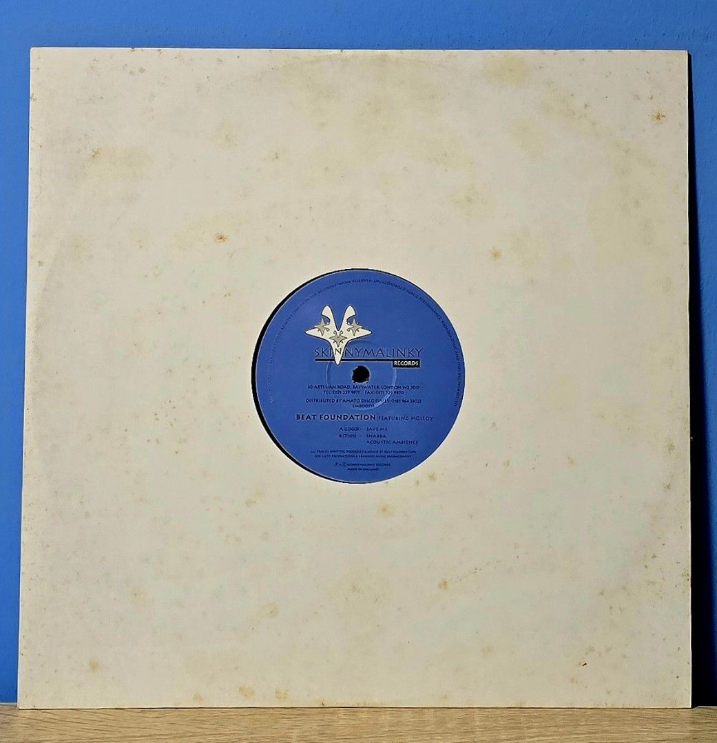 12" : Beat Foundation Featuring Molloy - Save Me, Hobbies & Toys, Music ...