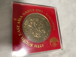 1993 Singapore $5 Coin - SEA Games, Hobbies & Toys, Memorabilia ...