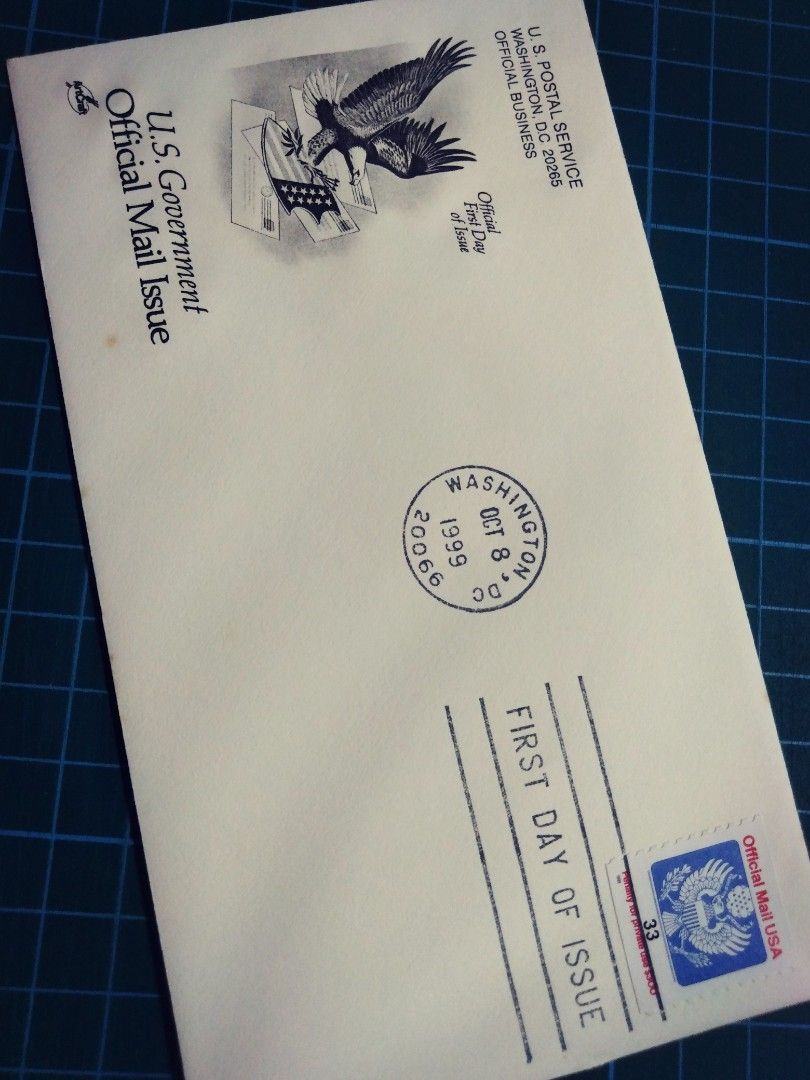 1999 US. Government office Mail Issue FDC, Hobbies & Toys, Memorabilia ...