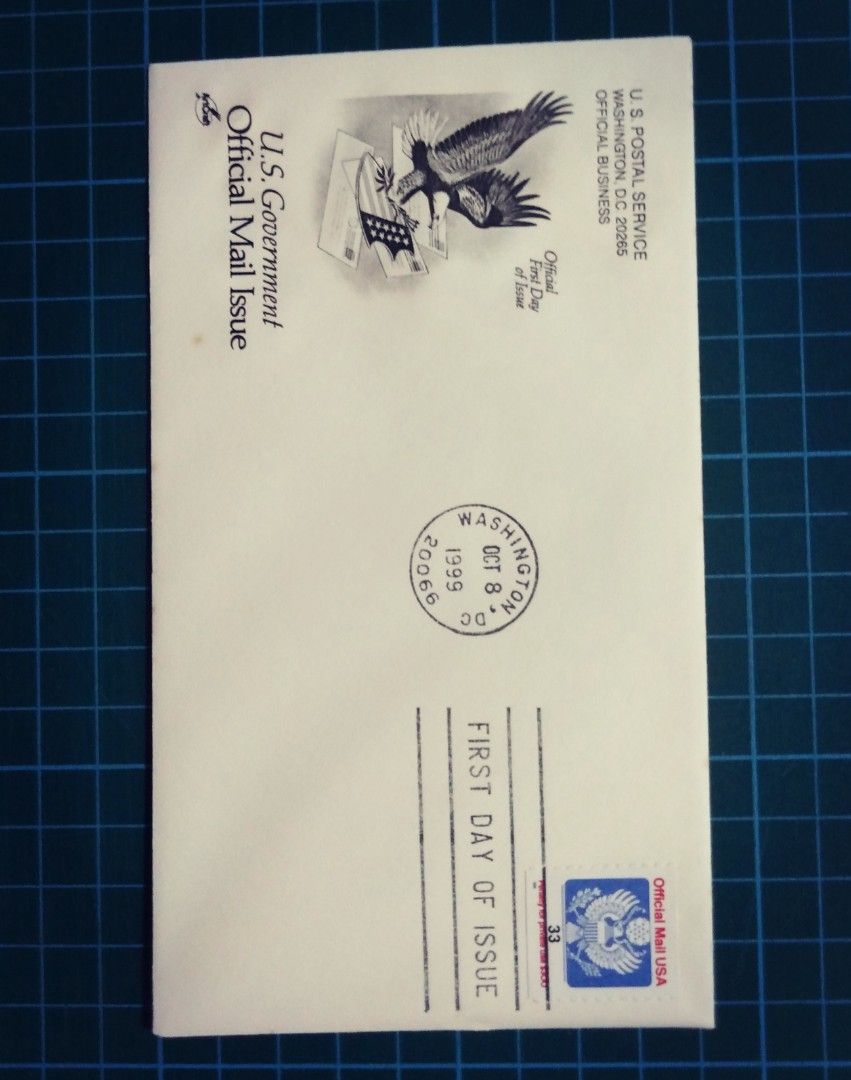1999 US. Government office Mail Issue FDC, Hobbies & Toys, Memorabilia ...