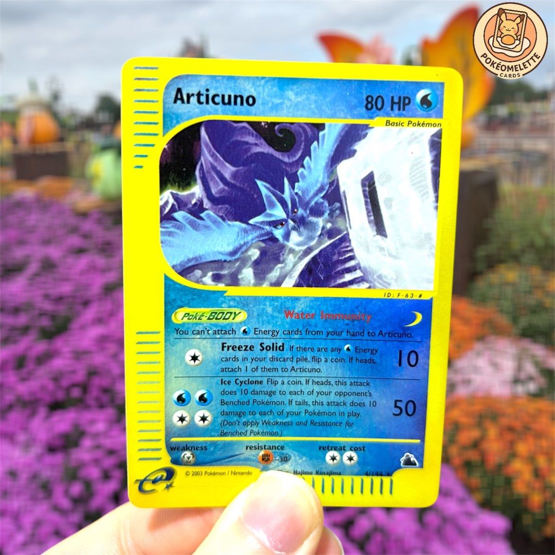 2003 Pokemon Card Pocket Monsters Vintage Skyridge E Series Articuno ...