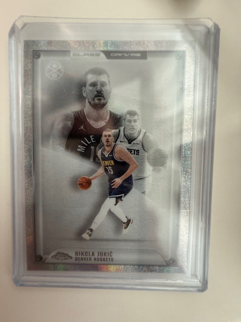 🔥2025/26 Topps Chrome Basketball Nikola Jokic Glass Canvas GC-2 ...