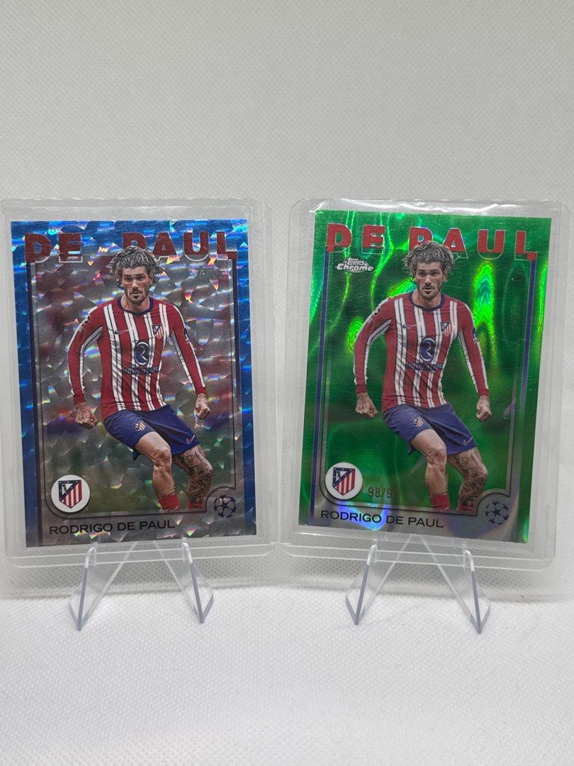 2025 Topps UCC Chrome Atletico De Madrid Football Card - Rodrigo De ...