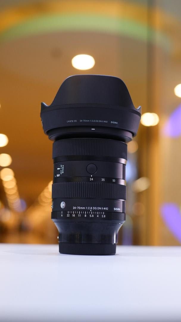 24-70mm f2.8 sigma DG DN art ii sony, Photography, Lens & Kits on Carousell