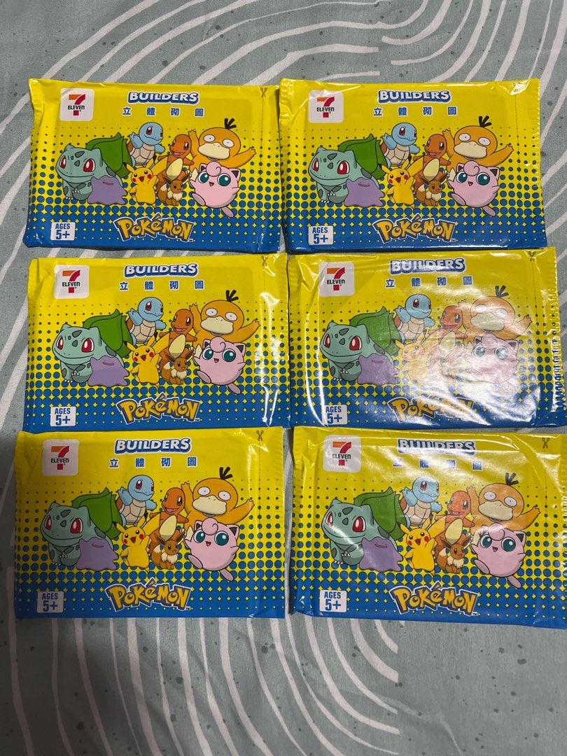 7-Eleven Pokemon Builders - Sealed Packs, Hobbies & Toys, Toys & Games ...