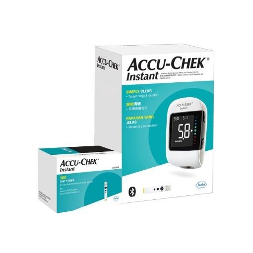 Accu CHEK Instant Meter Blood Glucose Monitor, Health & Nutrition ...