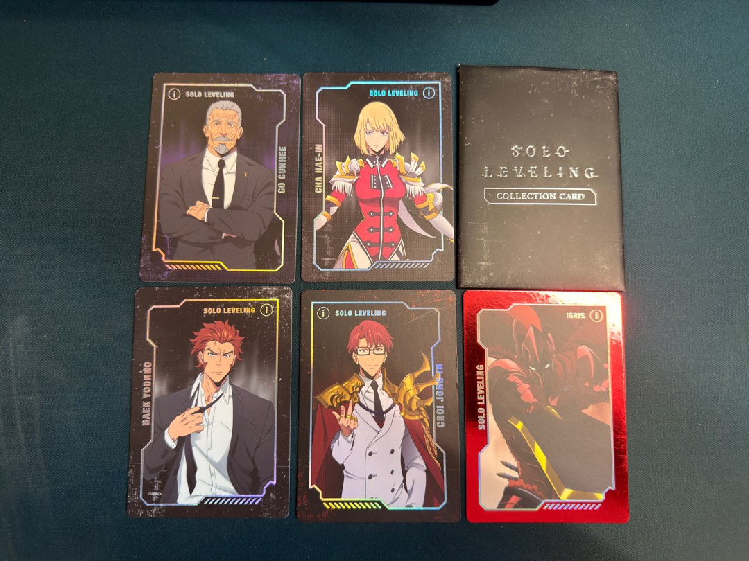 Acolab Solo Leveling Collection Card (5 cards for RM35, 1 for RM8 ...