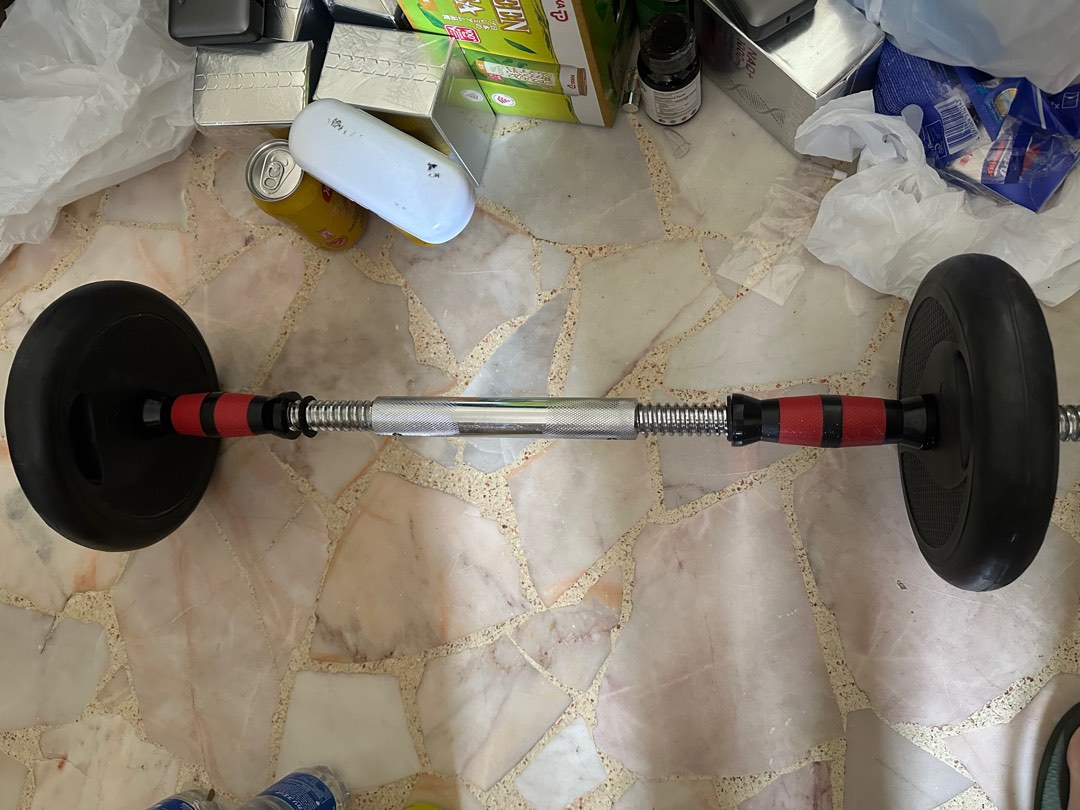 Adjustable Dumbbell Set with connector, Sports Equipment, Exercise ...
