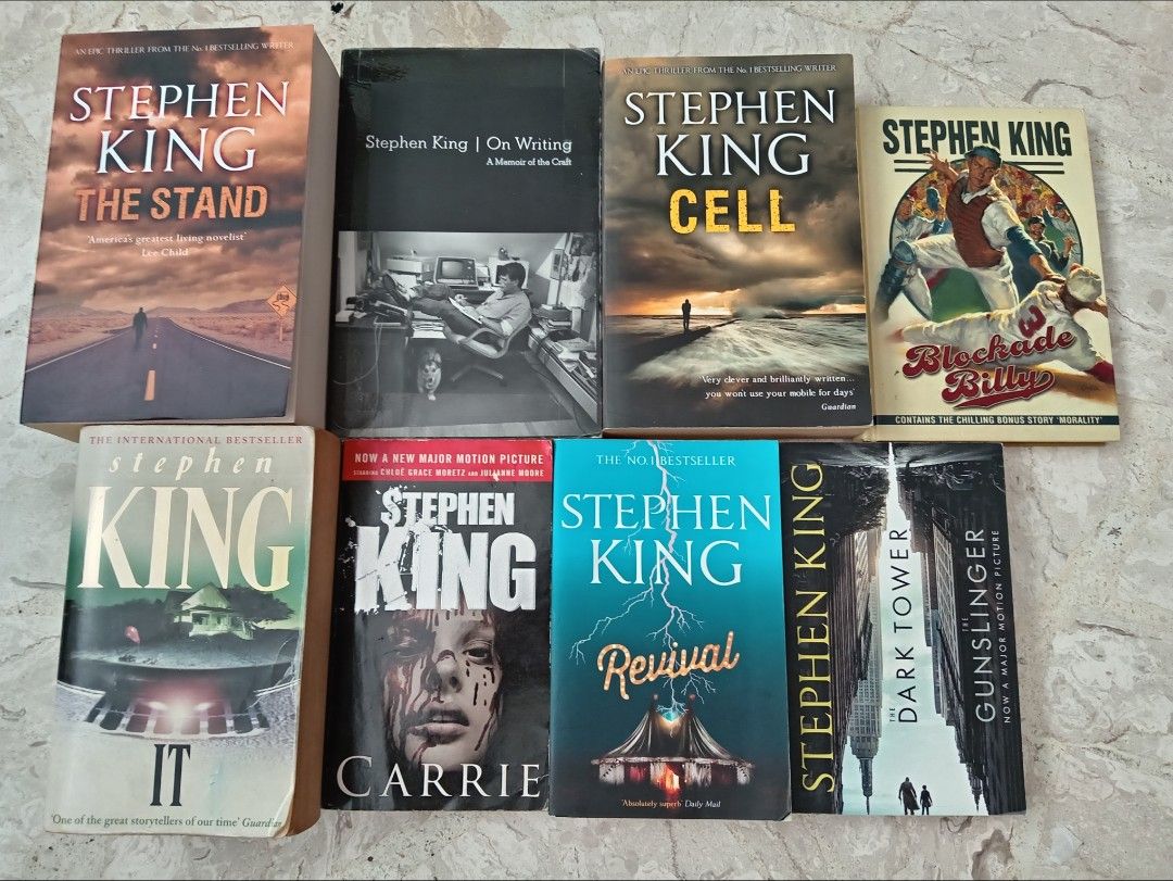 All $20 Stephen King On Writing / Carrie / It / Dark Tower Gunslinger ...