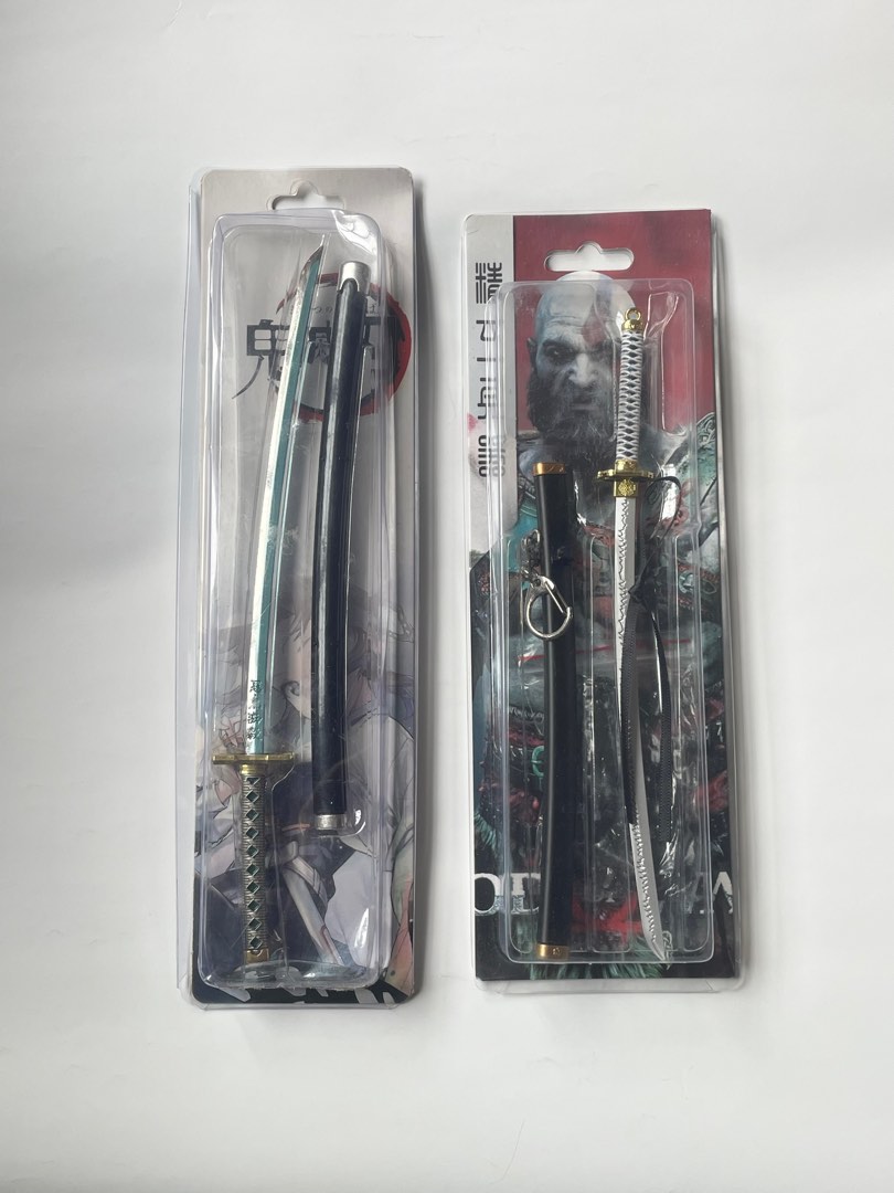 (All for $3) Demon Slayer & God of War - Miniature, Hobbies & Toys ...