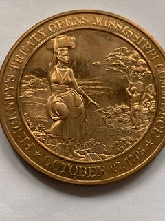 AMERICAN JUNE 1790 PRESIDENT SERIES PROOF BRONZE MEDALLION 44mm 34g ...