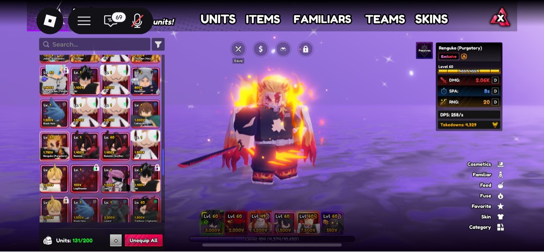 Anime vanguard limited unit rengoku,harukin,julias,regnaw,iscanur ...