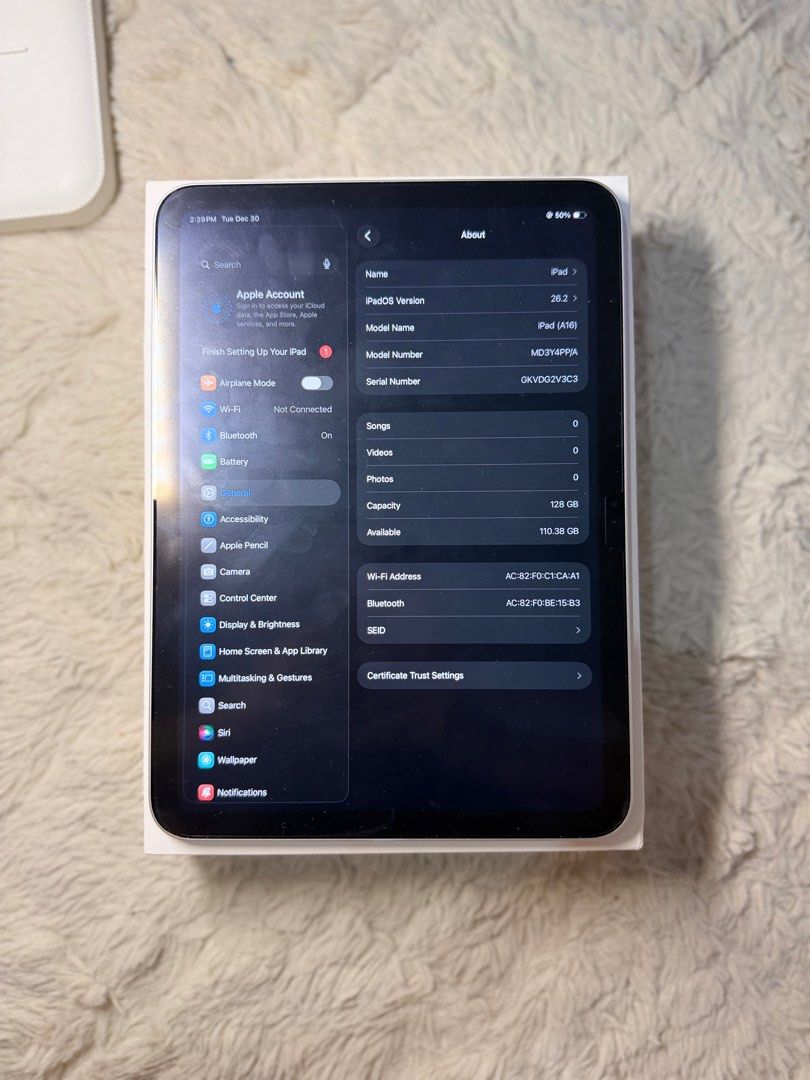 Apple iPad A16 (100% BH - 21 CC ONLY), Mobile Phones & Gadgets, Tablets ...