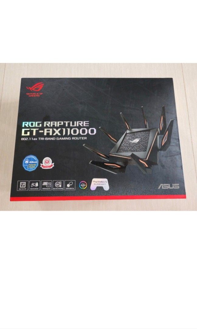 Asus ROG RAPTURE GT-AX11000 tri-band wifi gaming router wireless ...
