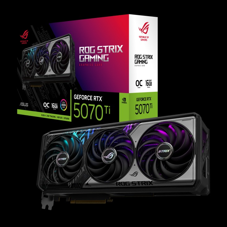 COMBO ASUS ROG Strix GeForce RTX 5070 Ti 16GB GDDR7 OC + ROG STRIX ...
