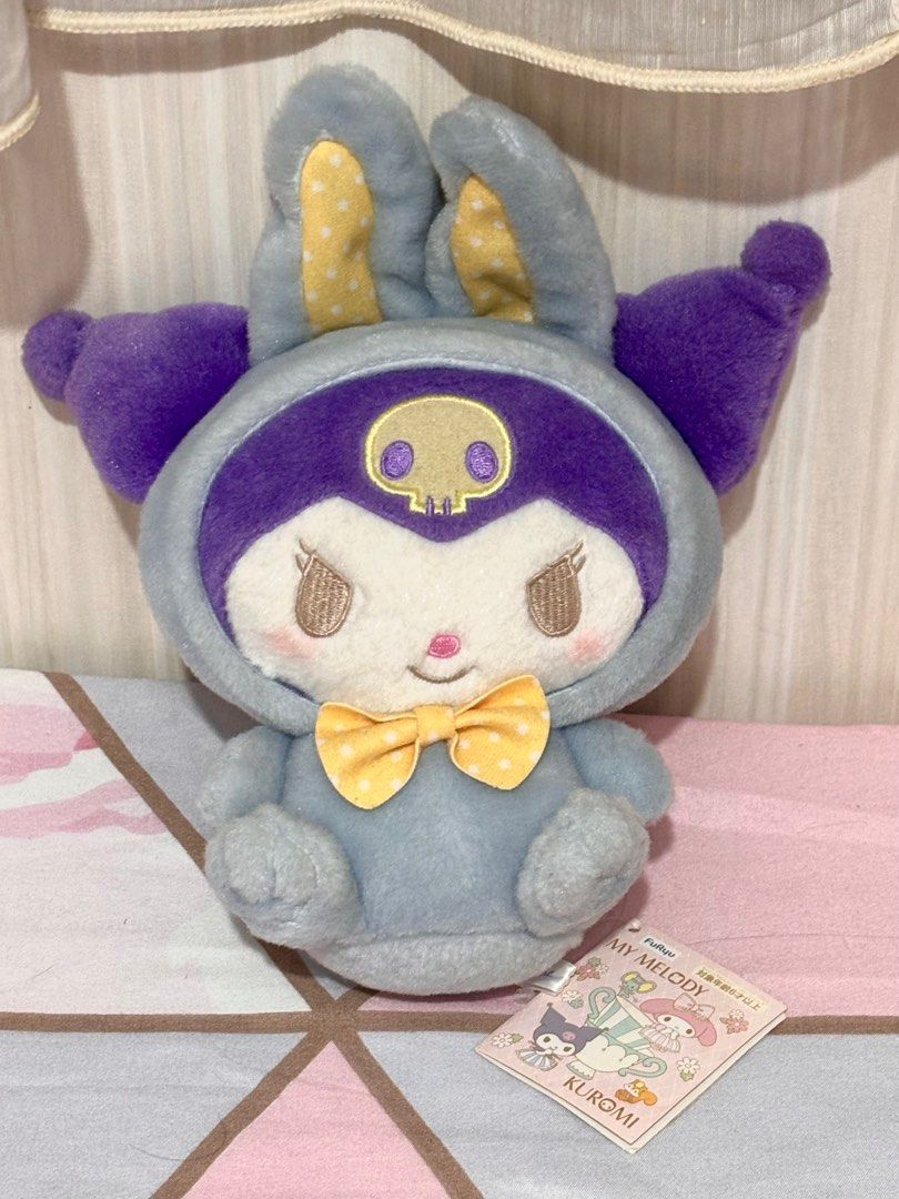 [AUTH] Sanrio Kuromi Yellow Bow Kousasa Bunny Dressup Plush Toy - FuRyu ...