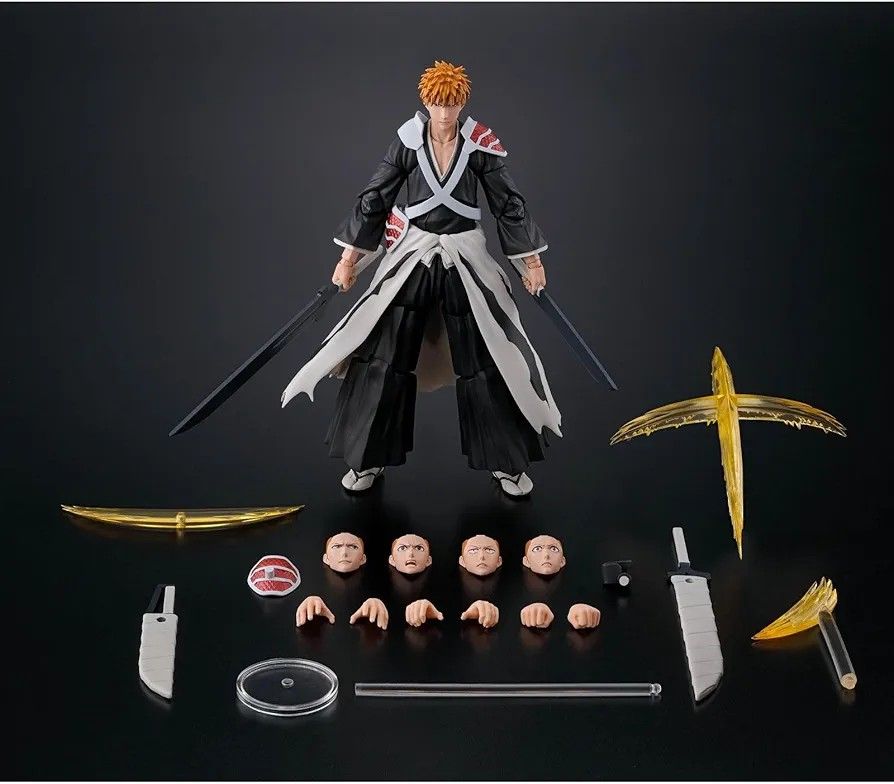 Bandai SH Figuarts Ichigo Kurosaki Dual Zangetsu Bleach Thousand-Year ...