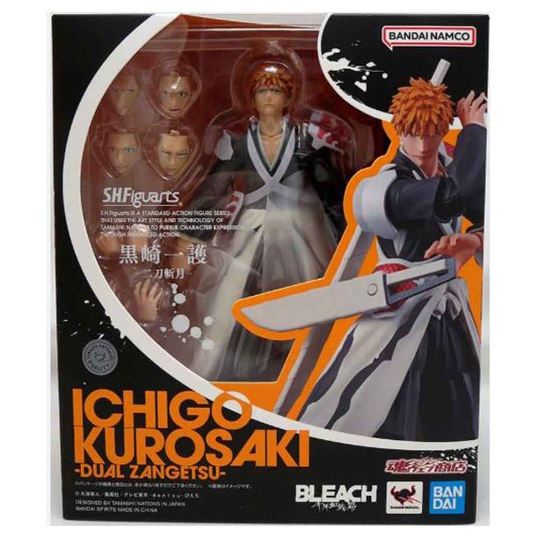 Bandai SH Figuarts Ichigo Kurosaki Dual Zangetsu Bleach Thousand-Year ...