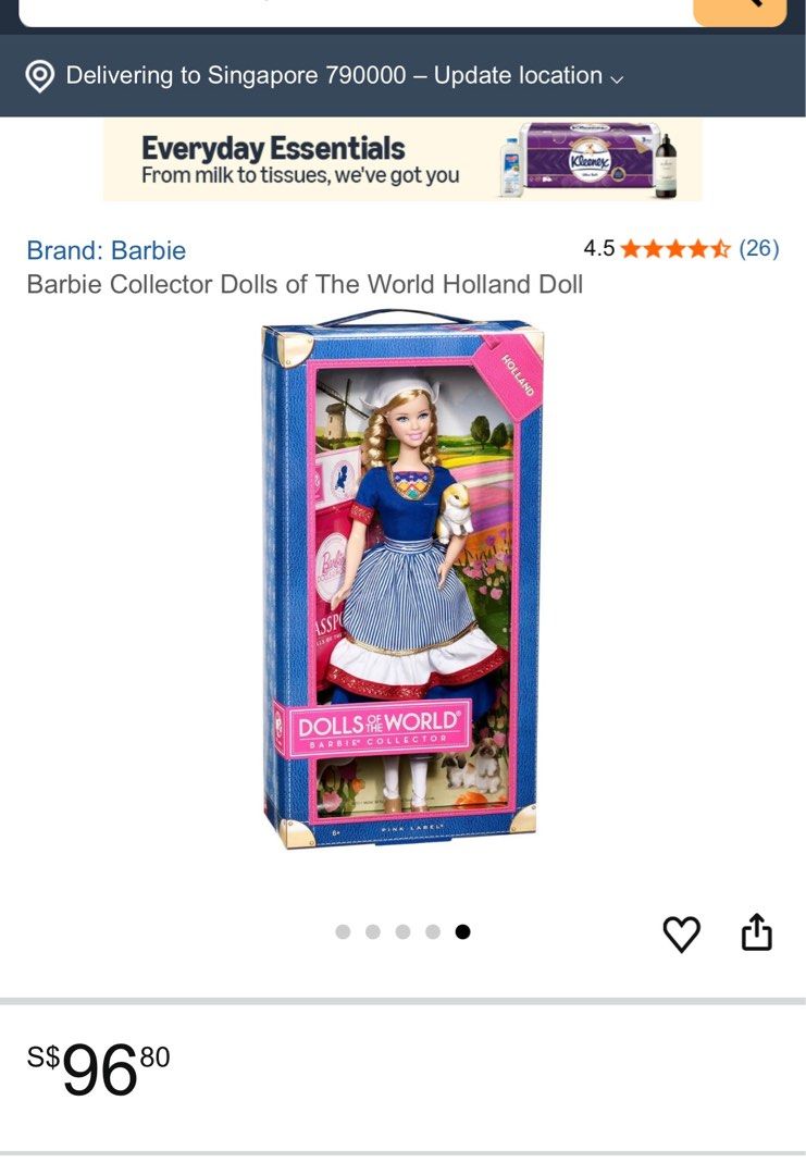 Barbie Collector Dolls of the World Holland Doll, Hobbies & Toys, Toys ...