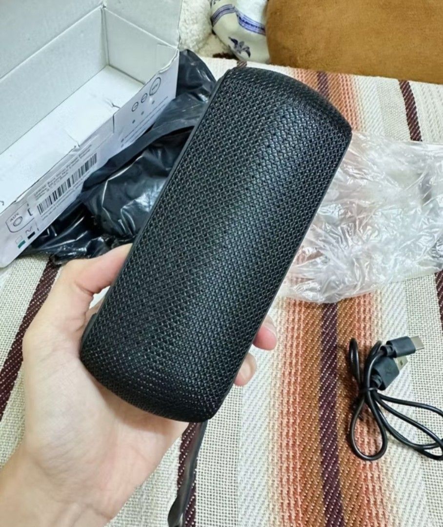 Black SPRISE Bass Stereo Portable Bluetooth Speaker, Audio, Soundbars ...