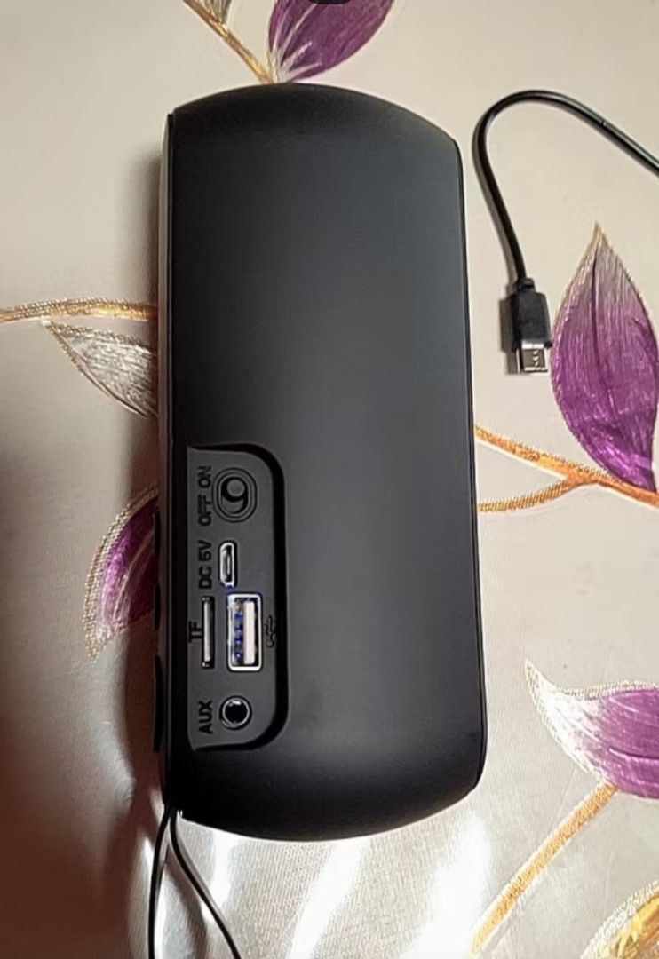 Black SPRISE Bass Stereo Portable Bluetooth Speaker, Audio, Soundbars ...