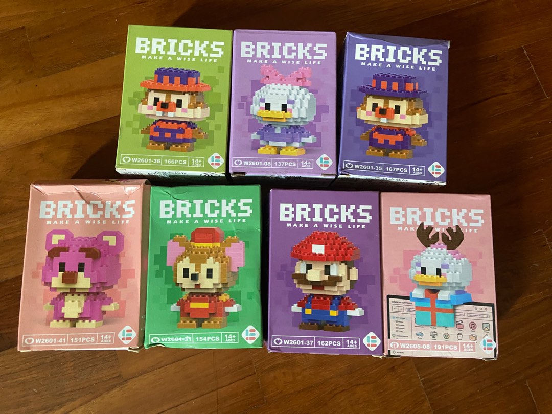 Brick Building Blocks - Various Characters, Hobbies & Toys, Toys ...