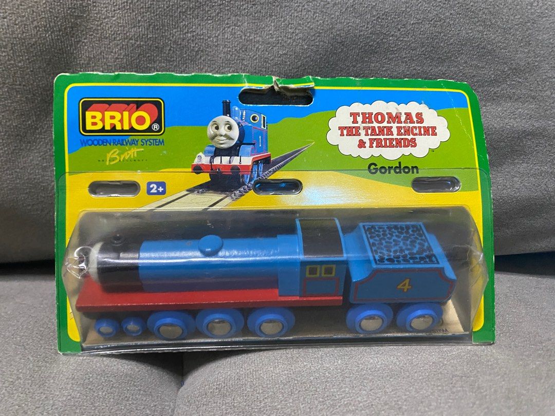 BRIO Gordon Thomas the Tank Engine & Friends wooden toy train, Hobbies ...