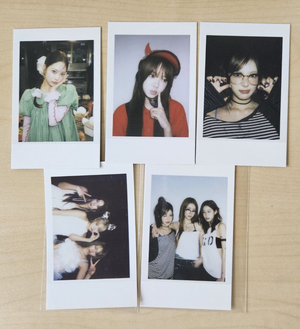 [Bulk sale] LE SSERAFIM Official merch Instant photocards from ...