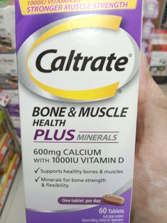 Centrum Silver & Caltrate Bone & Muscle Supplements, Health & Nutrition ...