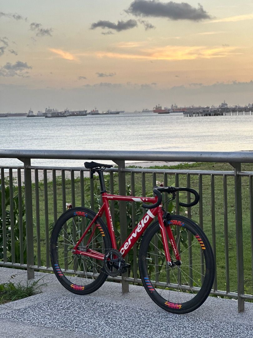 Cervelo t1 fixie track frameset, Sports Equipment, Bicycles & Parts ...