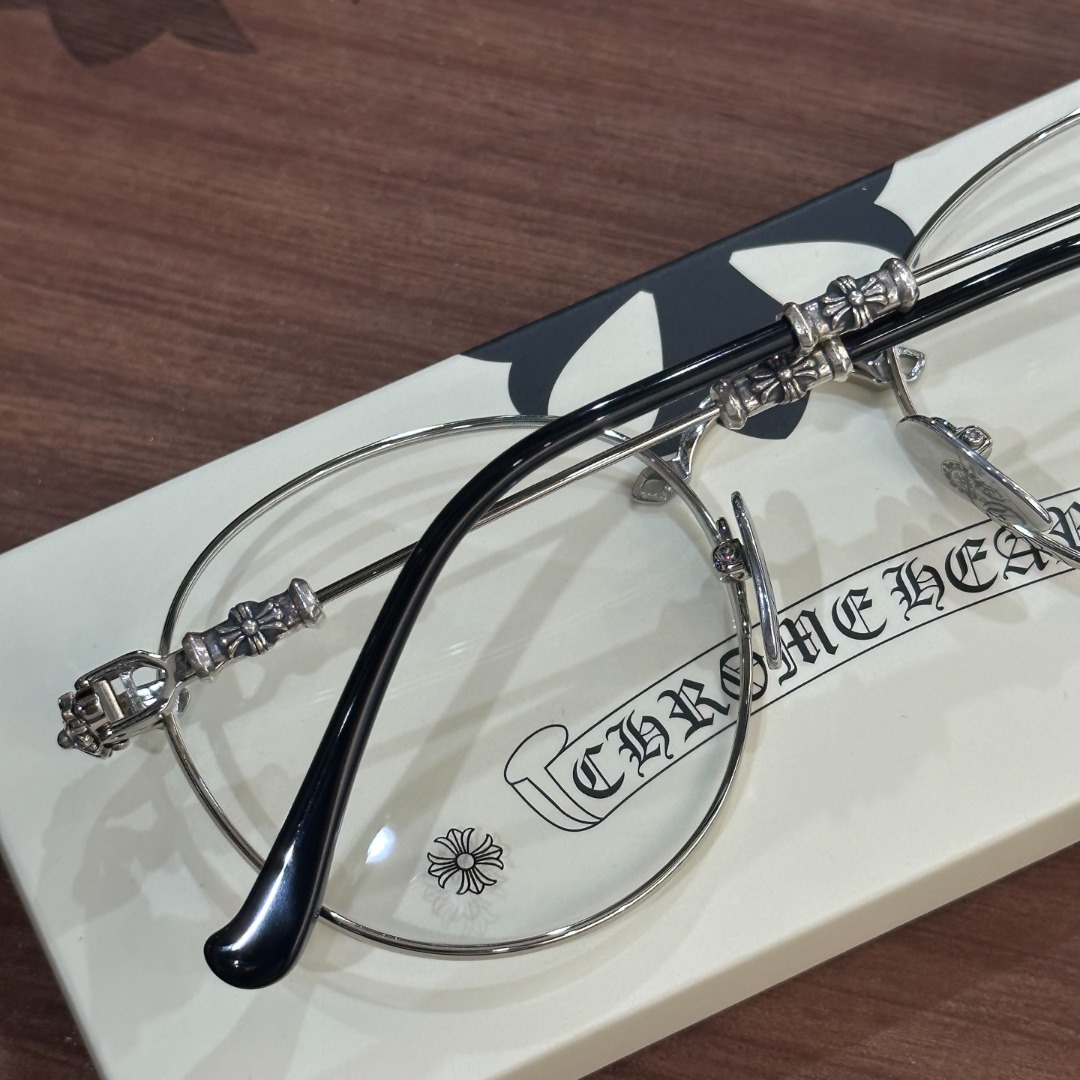 Chrome Hearts 925 Sterling Silver Eyeglass Frame Model: Bubba-A ...