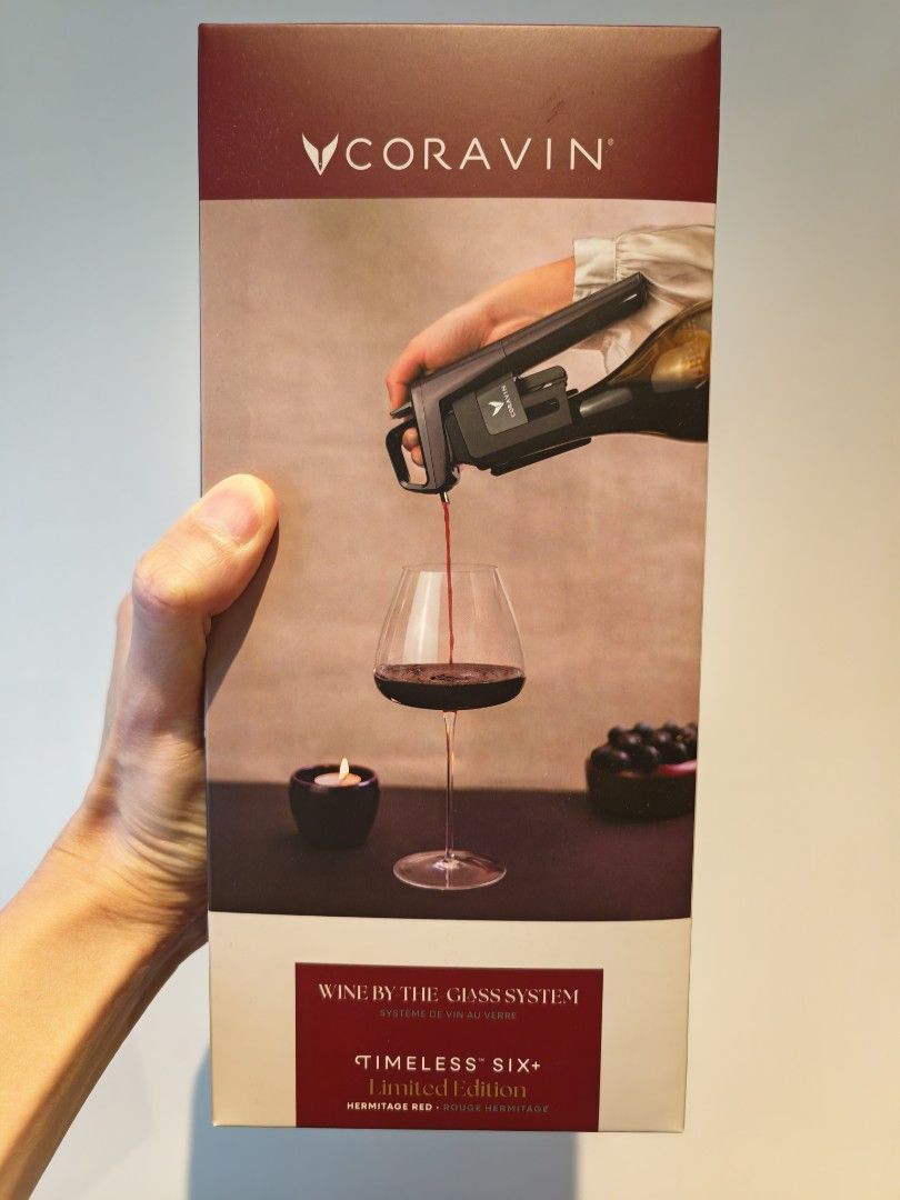 Coravin Timeless Six+ Wine by the Glass System, 家庭電器, 廚房電器, 酒窖及存倉 ...