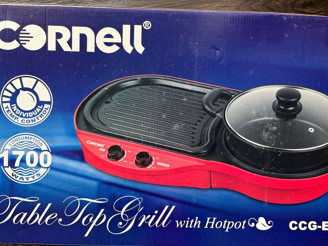 Cornell Table Top Grill with Hotpot, TV & Home Appliances, Kitchen ...
