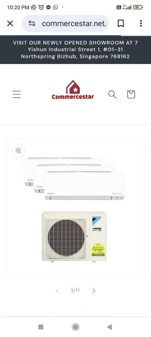 Daikin Air Conditioning System 3, TV & Home Appliances, Portable Air ...