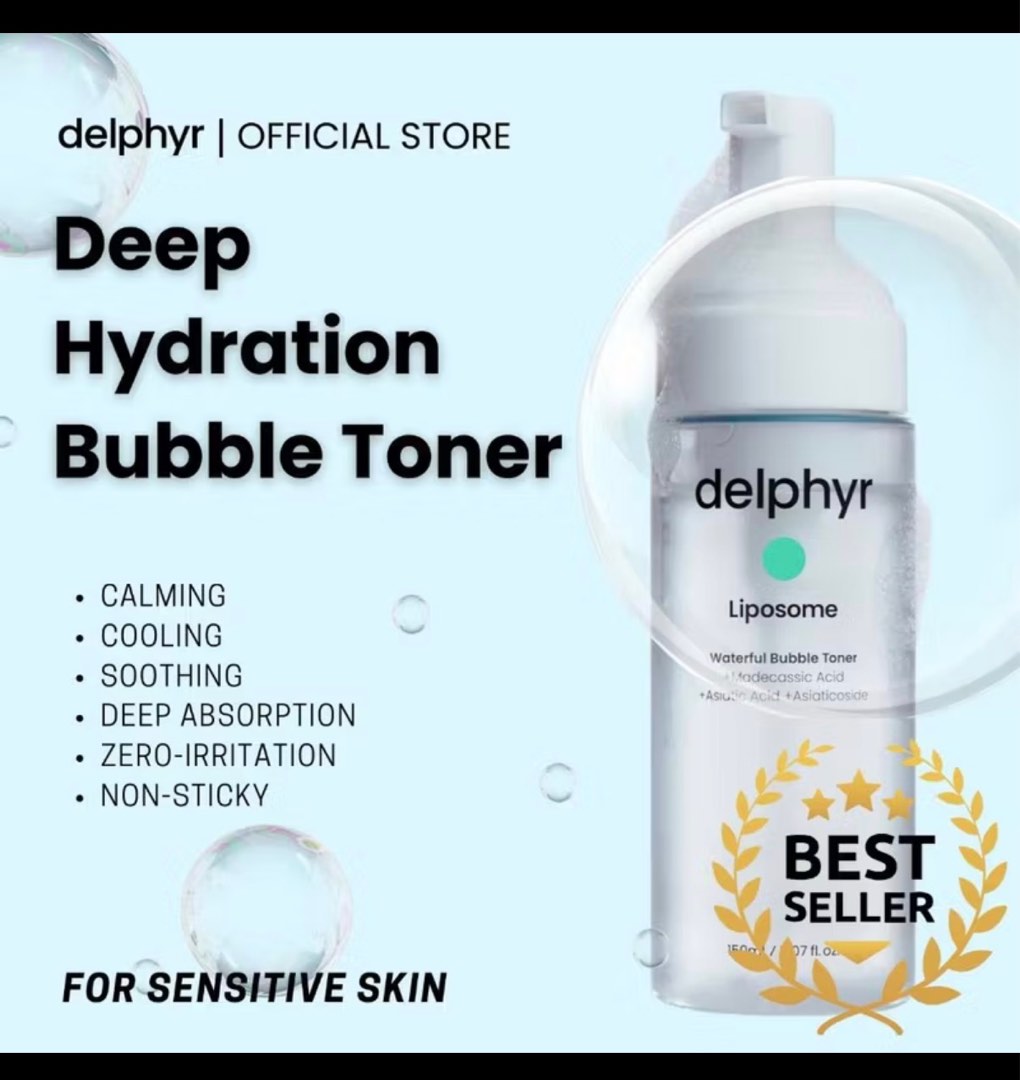 Delphyr Liposome Waterful Bubble Toner, Beauty & Personal Care, Face ...