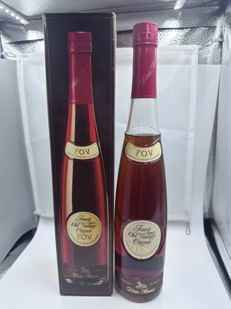 Denis Mounié F.O.V. Finest Old Vintage Cognac (長頸醇舊干邑) 700ml C27-B2, 嘢食 ...