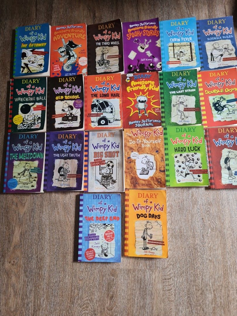 Diary of a Wimpy Kid Book Collection, Hobbies & Toys, Books & Magazines ...