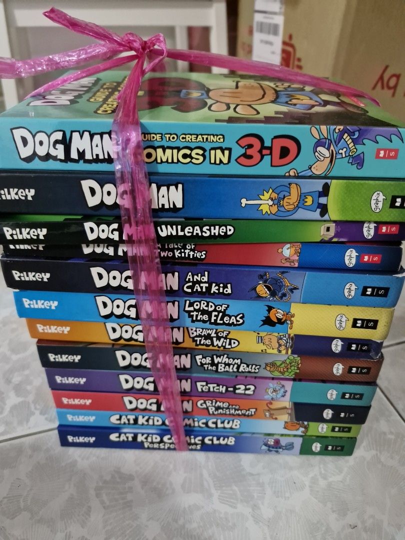 Dog Man and Cat Kid Comic Club Book Set, Hobbies & Toys, Books ...