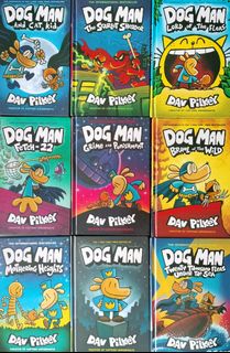 9 Dog Man Book Series by Dav Pilkey, Hobbies & Toys, Books & Magazines ...